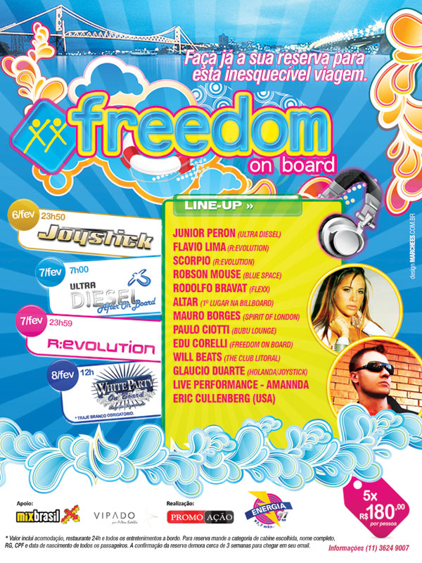 After da Ultra Diesel abordo do Freedon On Board. Saiba mais detalhes.