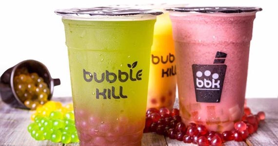 Bubblekill apresenta sua bebida feitas com bolhas de sabor