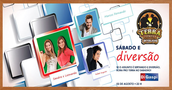 Terra Country promove Sábado e Diversão com nova safra sertaneja