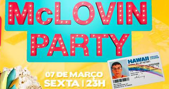 Beco 203 apresenta McLovin Party nesta sexta