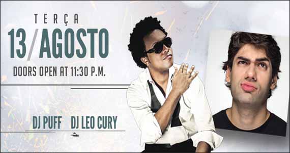 Club Royal recebe os DJs Puff e Leo Cury para animar a noite de terça-feira