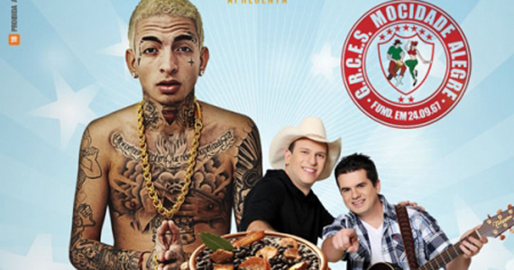 Feijoada com Mc Guimê e Bateria da Mocidade no Santa Aldeia