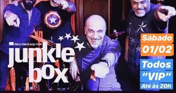 Show da banda Junkie Box no Republic Pub em Fevereiro