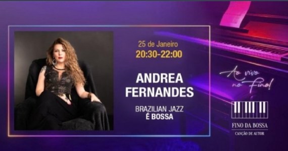 Andrea Fernandes no Fino da Bossa