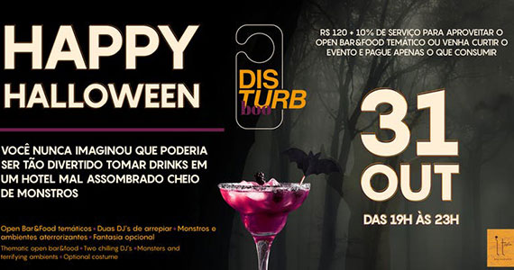 TasteIT realiza happy hour temático de Halloween