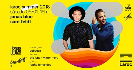 Laroc Club abre a temporada de verão com Jonas Blue e Sam Feldt